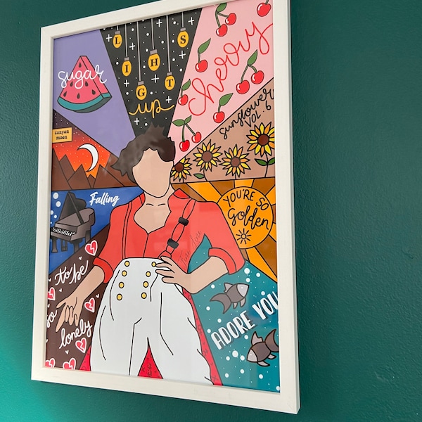 A4 Harry Styles Harry's House Poster Art Print / Fan / Music / Harry ...