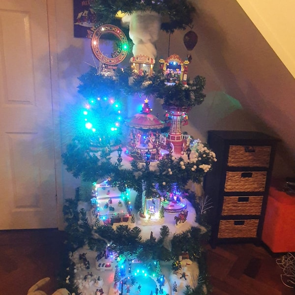 Christmas Village Display Tree - Plans - Etsy