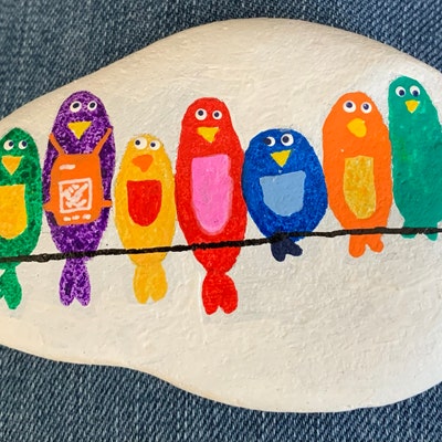 Bird Rock Kindness Rocks Positive Rocks Painted Rocks Animal Rocks Cute ...