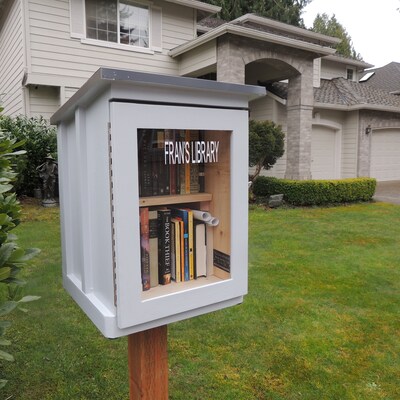 PB, Neighborhood Book Exchange, Little House, Shed Roof Style, Lending ...