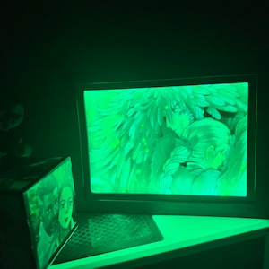 Link Legend of Zelda Night Light, Shadow Box, Caja De Luz, Amazing Gift ...