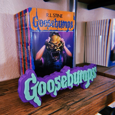 Goosebumps Logo / Bookcase Display / Shelf Display - Etsy
