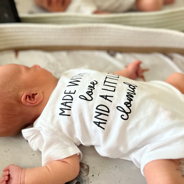 Made With Love and a Little Clomid, Miracle Baby Bodysuit, IVF Baby ...