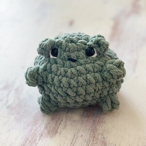 Ted the Thick Toad, Free NO-SEW Crochet Amigurumi PDF Pattern, Small ...