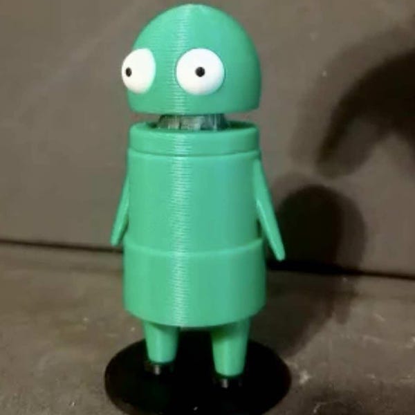 3D Printed R.E.P.O. Semibot - REPO Robot Clicker Fidget Toy - Display ...