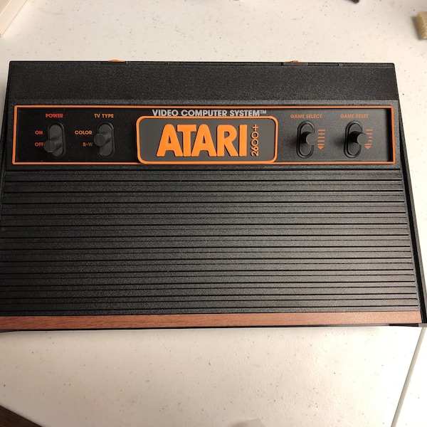 Atari 5200 Cartridge Slot Dust Cover Black and Silver Logo & Text - Etsy