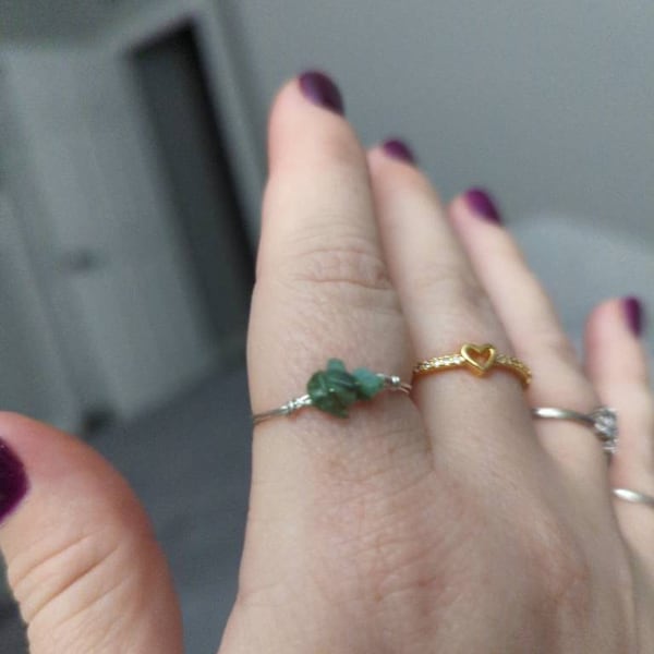 Emerald Crystal Ring- Made to Order. Raw Natural Authentic Genuine ...