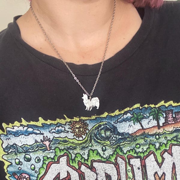 Middle Finger Hurricane Sanibel Island Necklace Florida Themed Hand ...