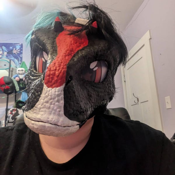 Furry Fursuit Worm on a String Head Base 3D Printed(one Size Fits Most ...