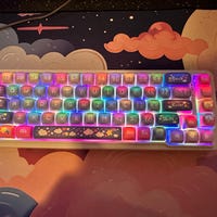 Candy Sky Keycap Set | CSO Profile Dye Sub PBT 127 Keys for Mechanical ...
