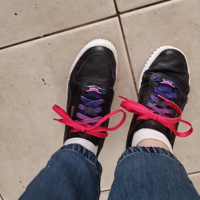 Bisexual Pride Shoelaces Subtle LGBT Rainbow Pride Accessory Pride Flag ...