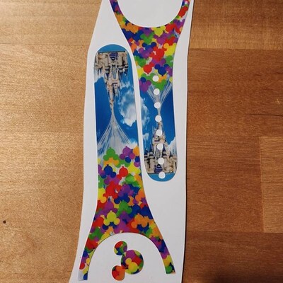 NOT for MB Frozen Ice Castle Christmas Magic Band 2.0 Decal Skin Wrap ...