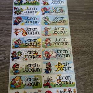 Name Label School Label Waterproof Label Daycare Stickers Kids Sticker ...