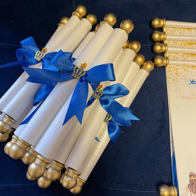 Scroll Invitation 100 Kit-with Mailing Tubes - Etsy