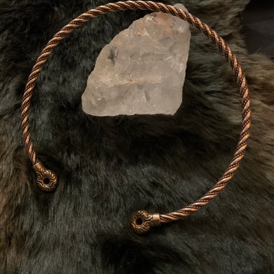 RIX CHIEFTAIN Bronze TORQUES Celtic Torc Pagan Warrior Donut Jewellery ...
