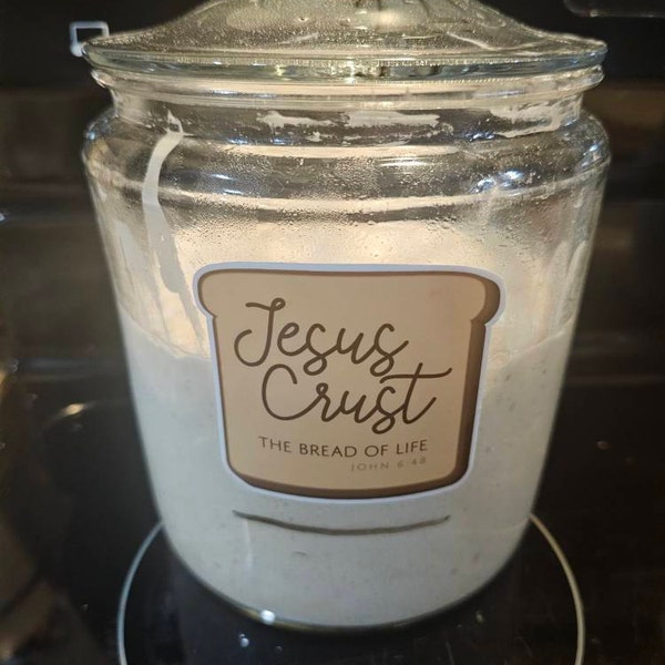 Jesus Crust Christian Vinyl Sticker - Etsy