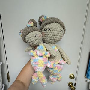 Magnus Manatee Merpet Amigurumi Pattern, Crochet Manatee and Merpet ...