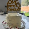 Personalised OMG Teenager Cake Topper Glitter Card 13th 13 Party ...