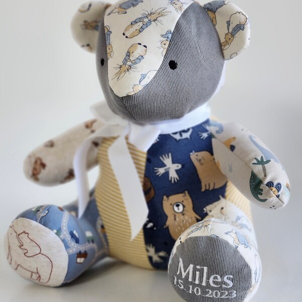 In Memory of Loved Ones Melody Memory Bear, Keepsake Teddy, Stuffed ...