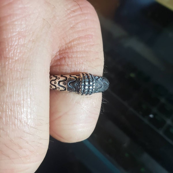 Viking Draupnir Ring of Norse Mythology - Odin's Ring - Made of 925 ...