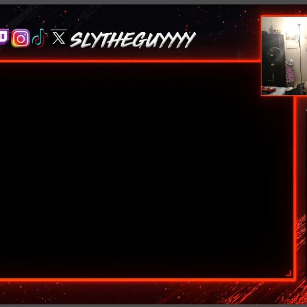 Custom Social Media Overlay for Twitter Twitch Tiktok Discord Instagram ...