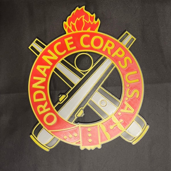 US Army Ordnance Corps Regimental Crest Vector Files, Dxf Eps Svg Ai Crv - Etsy