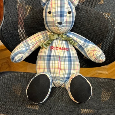 Simplicity A2115 Pattern Memory Bear Pattern Plush Sewing Pattern ...