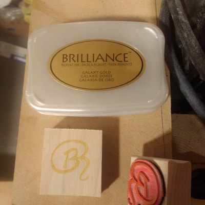 Brilliance Metallic Ink Pad, Gold and Silver Ink - Etsy