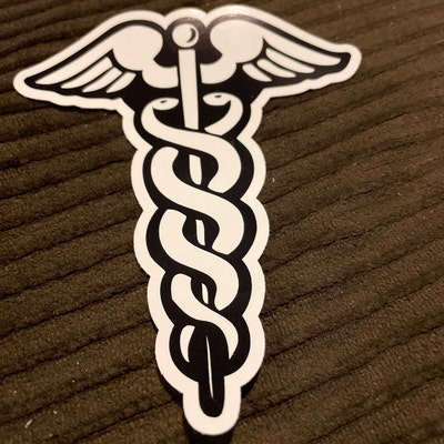 Caduceus Bumper Sticker - Etsy