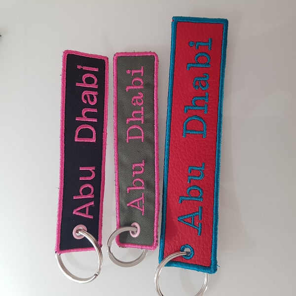 Rectangle Key Tag ITH Embroidery Project - 6 Sizes - Instant Download ...