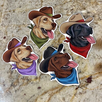 Bull Riding Sticker Pack, American Traditional Cowboy, Western Stickers ...