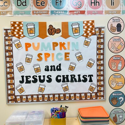 Fall Leaves Bulletin Board Autumn Trees and Leaves Decor - Etsy