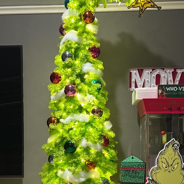 3D Printed Grinch Star Christmas Tree Topper - the Original - Etsy