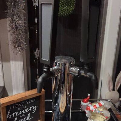 Custom Monogram & Name Tap Handle Black or White - Etsy