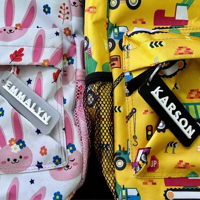 Acrylic Bag Tag Keychain 3D Keychain Acrylic Name Tag Bag Tag Luggage ...