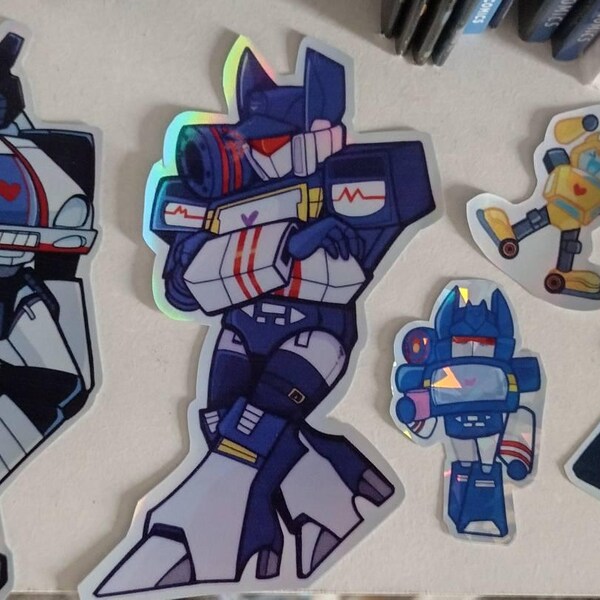 Transformers Stickers! Soundwave|blaster|jazz - Etsy