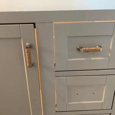 Beach House Decorative Rope Drawer Pulls, Dresser Handles, Cabinet ...