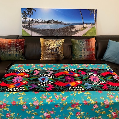 Mexican Table Runner, Hand-embroidered Runner, Hand-woven Runner ...