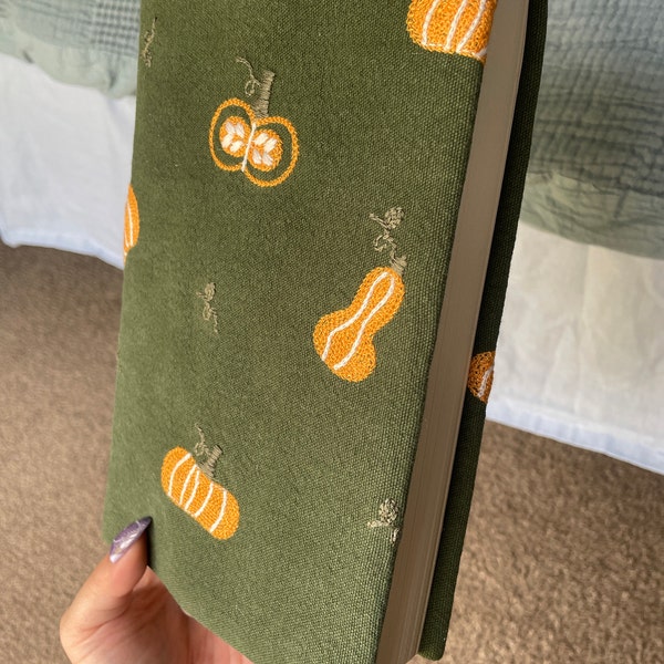 Adjustable Book Cover, Fabric Book Cover, Reusable Book Cover, Handmade ...