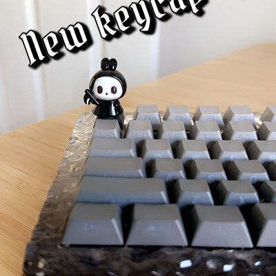 Horror TV Tab Keycap, Artisan Keycaps, Gothic Keycap, Custom Keycap, 3d ...