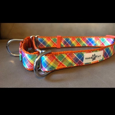 1 Thin Red Line of Courage Collar Martingale Quick - Etsy