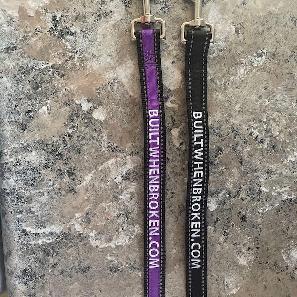 Custom Personalized Embroidered Dog Leash - Etsy