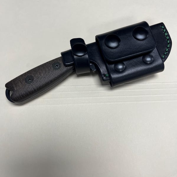 Esee 4 or Becker Bk16 HANDMADE Scout Carry Leather Sheath With ...