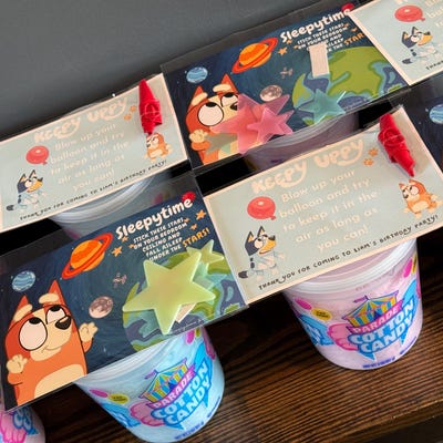 Straws Party, Bluey Party, Bingo Birthday, Bluey Decoration, Bluey ...