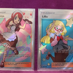 Custom Trainer Full Art Card Nessa's Taunt | Etsy
