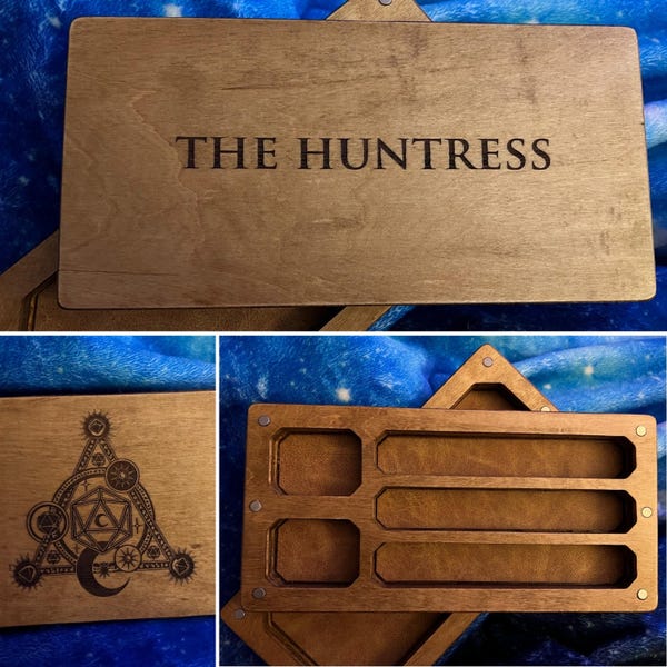 Personalized Engraved Wood Dungeon Master Screen, Custom D&D DM Screen ...