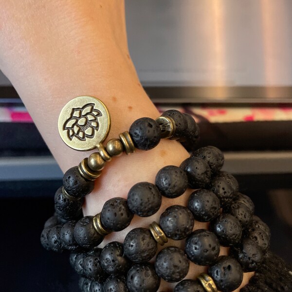 Tibetan Coconut Shell Bead Bracelet. Stunning Coconut Shell Beaded Men ...