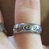 John 3:16 Ring, Scripture Ring, Bible Verse Ring, Stainless Steel Ring ...