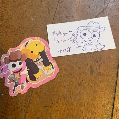 Smiling Friends Stickers Charlie and Pim - Etsy