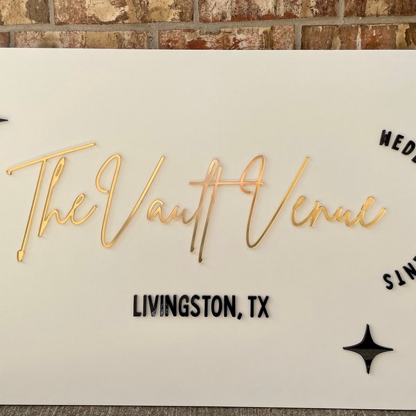 Custom 3D Logo Sign: Exterior Business Sign, Laser Cut Wood Plaque - Etsy